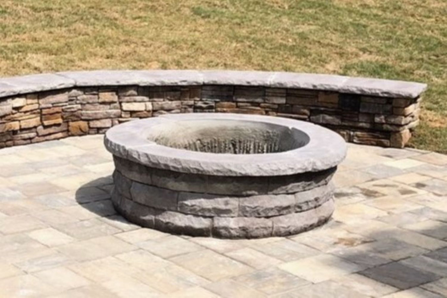Fire Pit - Slate - Mountain View Stone