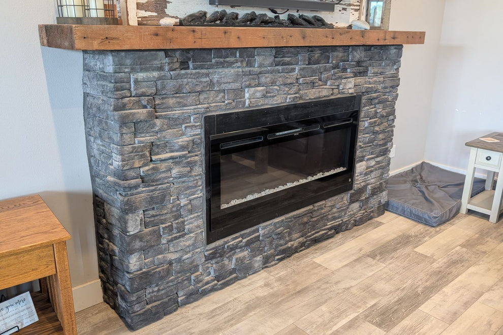 Stone Veneer Panels - Ready Stacked Stone Black Forest - Mountain View Stone
