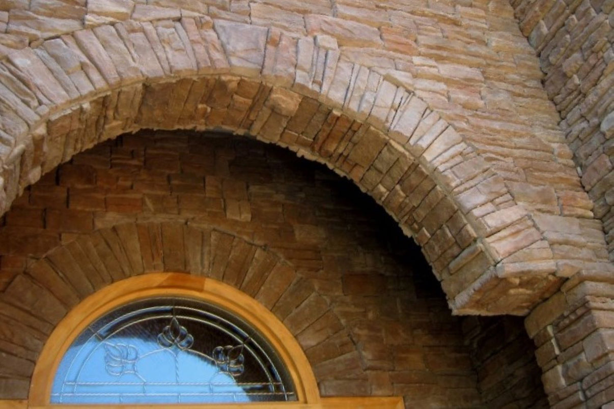 Stone Veneer Panels - Ready Stacked Stone Chardonnay - Mountain View Stone
