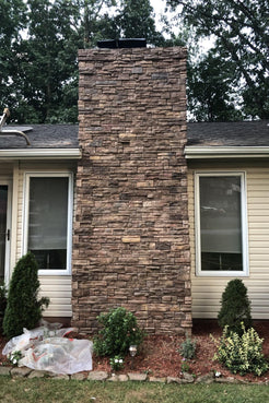 Stone Veneer Panels - Ready Stacked Stone Chardonnay - Mountain View Stone