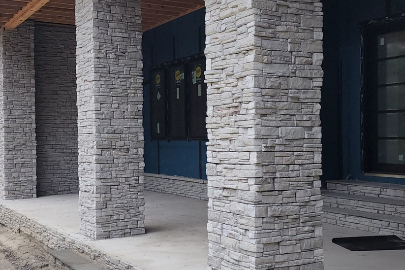 Stone Veneer Panels- Ready Stacked Stone Smoke - Mountain View Stone